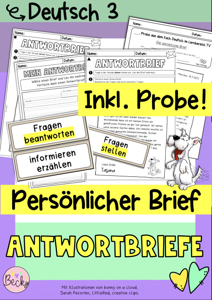 Antwortbrief Schreiben 5 Klasse